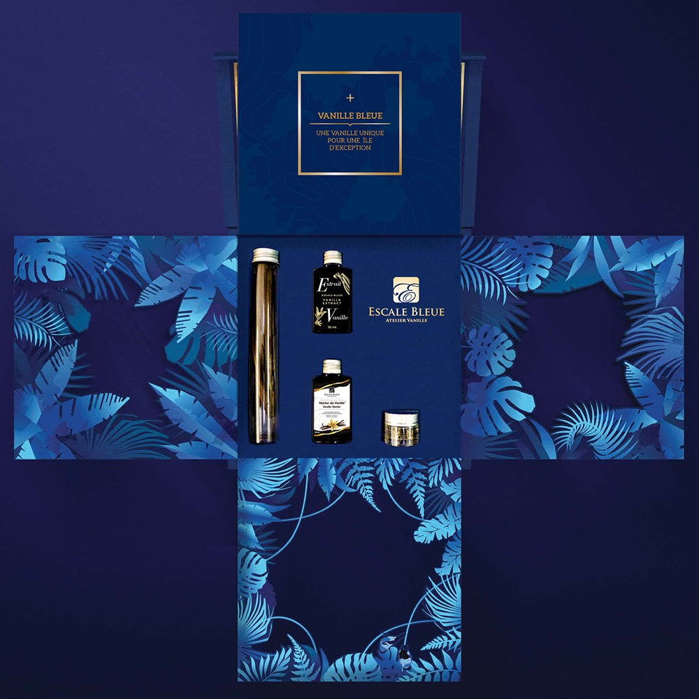 Coffret Cadeau Vanille Bleue® — Idée cadeau prestige — Acheter – Escale ...